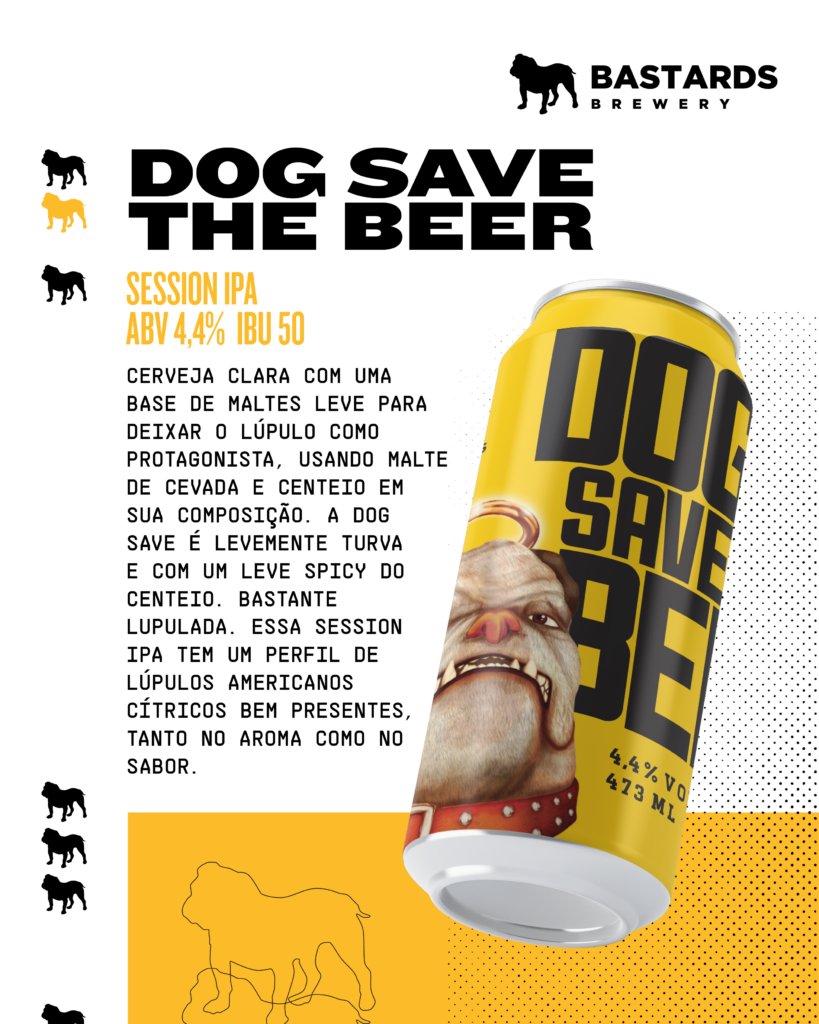 Bastards Dog Save The Beer 473ml - Central da Cerveja