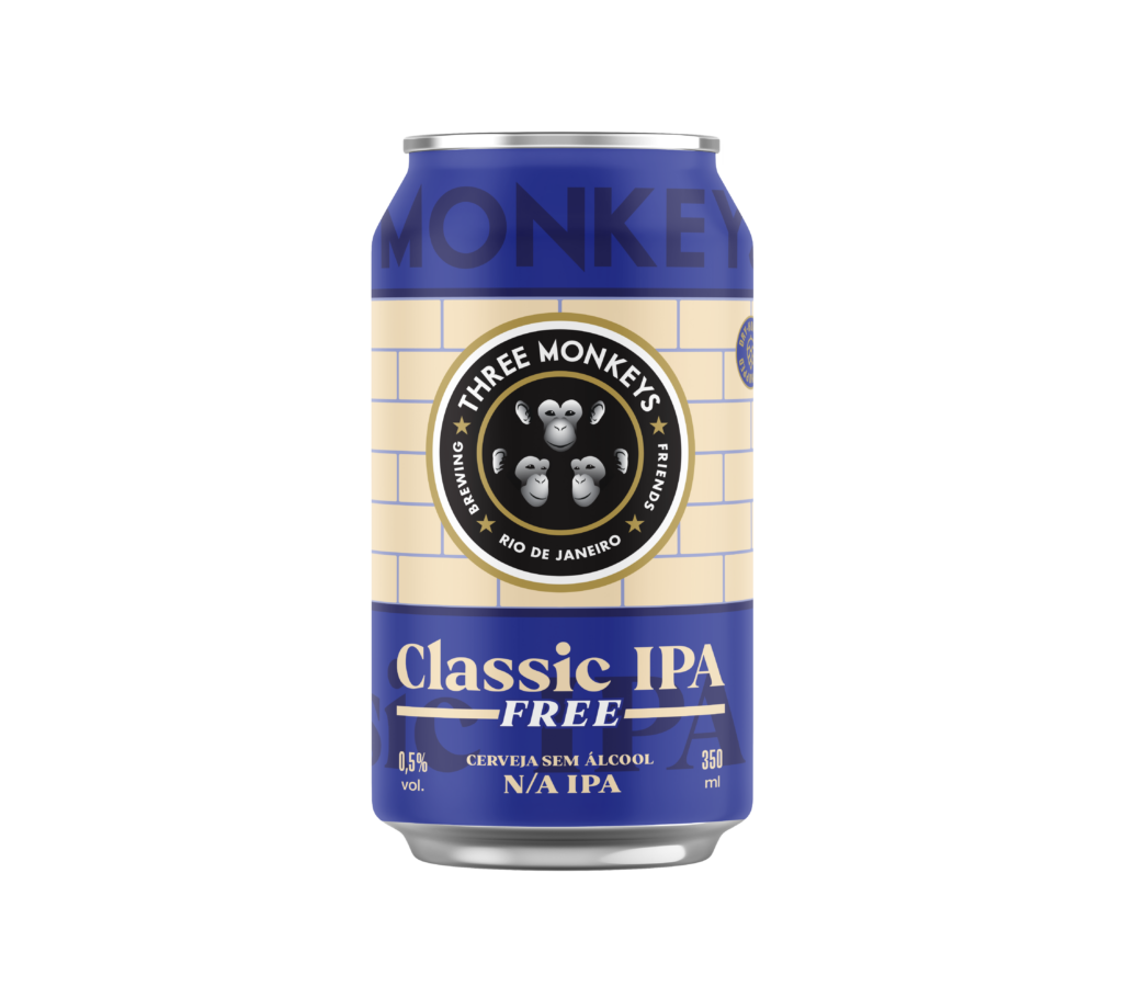 Three Monkeys Classic IPA Free - Central da Cerveja